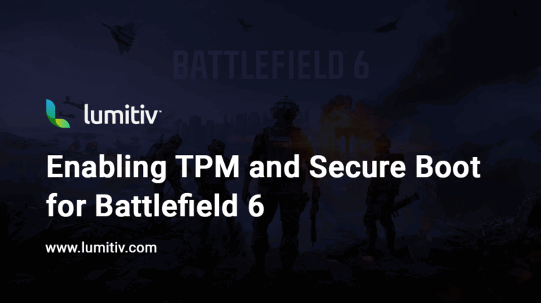 Enabling TPM and Secure Boot for Battlefield 6 | Lumitiv